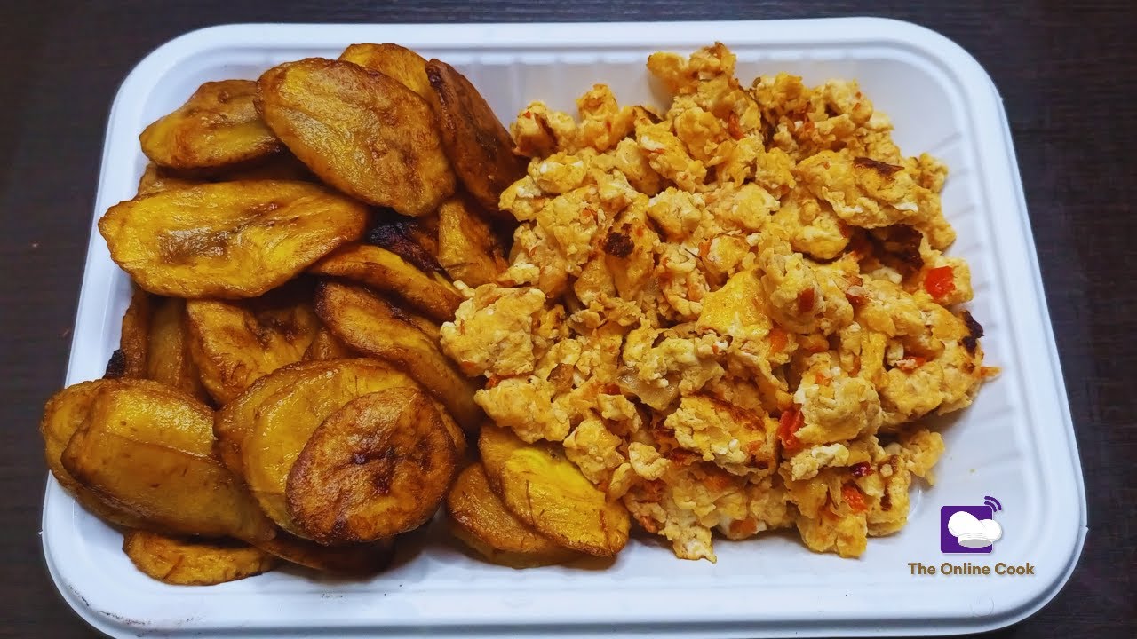 Nigerian Recipes: How to cook Nigerian dishes like Fried plantains and Nigerian eggs. - YouTube