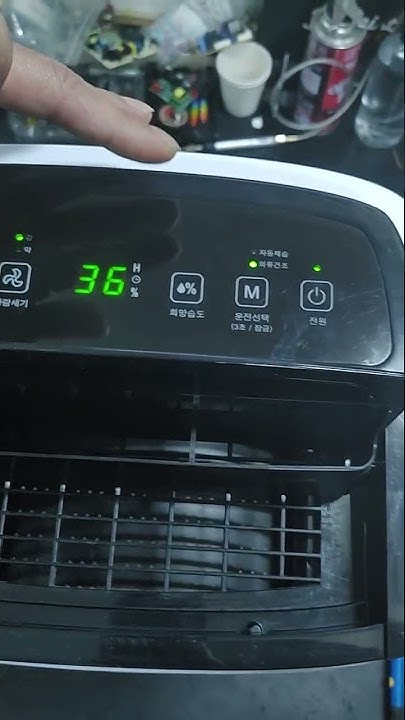 캐리어 제습기 18리터. 모델명 YCDHM-C018ROW. 작동중 간헐적으로 작동이 중지됨. 최초작동후 5분~10분이네에 작동을 멈춤. 작동이 정상적으로 되었다 안되었다 함 ...