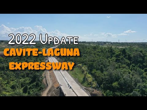 CAVITE-LAGUNA EXPRESSWAY (CALAX) UPDATE as of January 2022 - YouTube