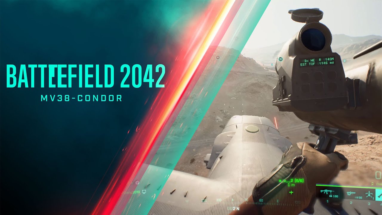 #battlefield2042 - Just hop on the MV 38 Condor and do a kill - YouTube
