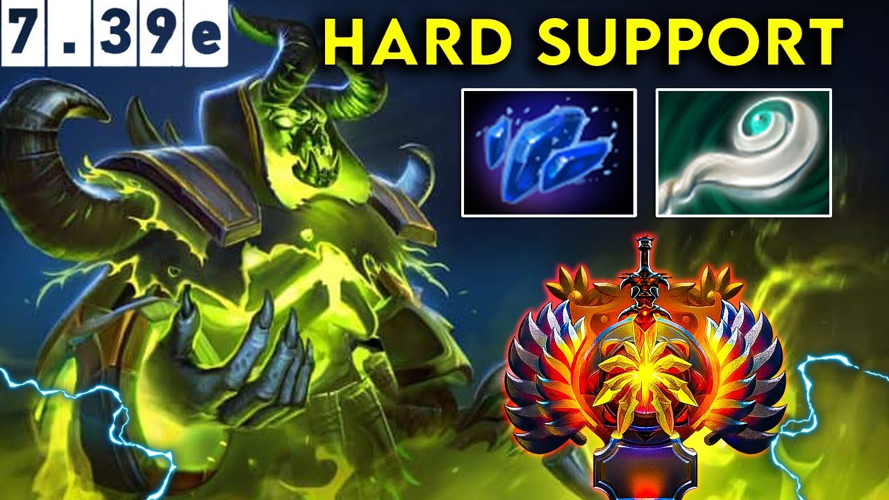 Pugna Immortal Hard Support - Dota 2 Patch 7.39d Pro Pub Gameplay - YouTube