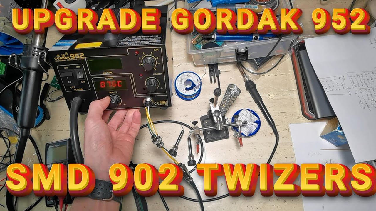 UPGRADE statie de lipit GORDAK 952 la NOUL MODEL GORDAK 902 - YouTube