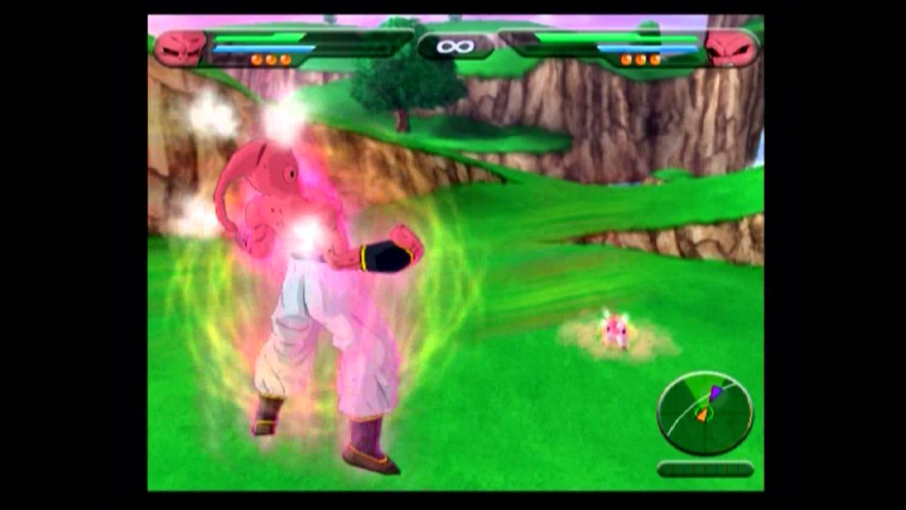 DBZ Budokai Tenkaichi 1 | CPU vs CPU #53 | Super Buu (Base) vs Kid Buu ...