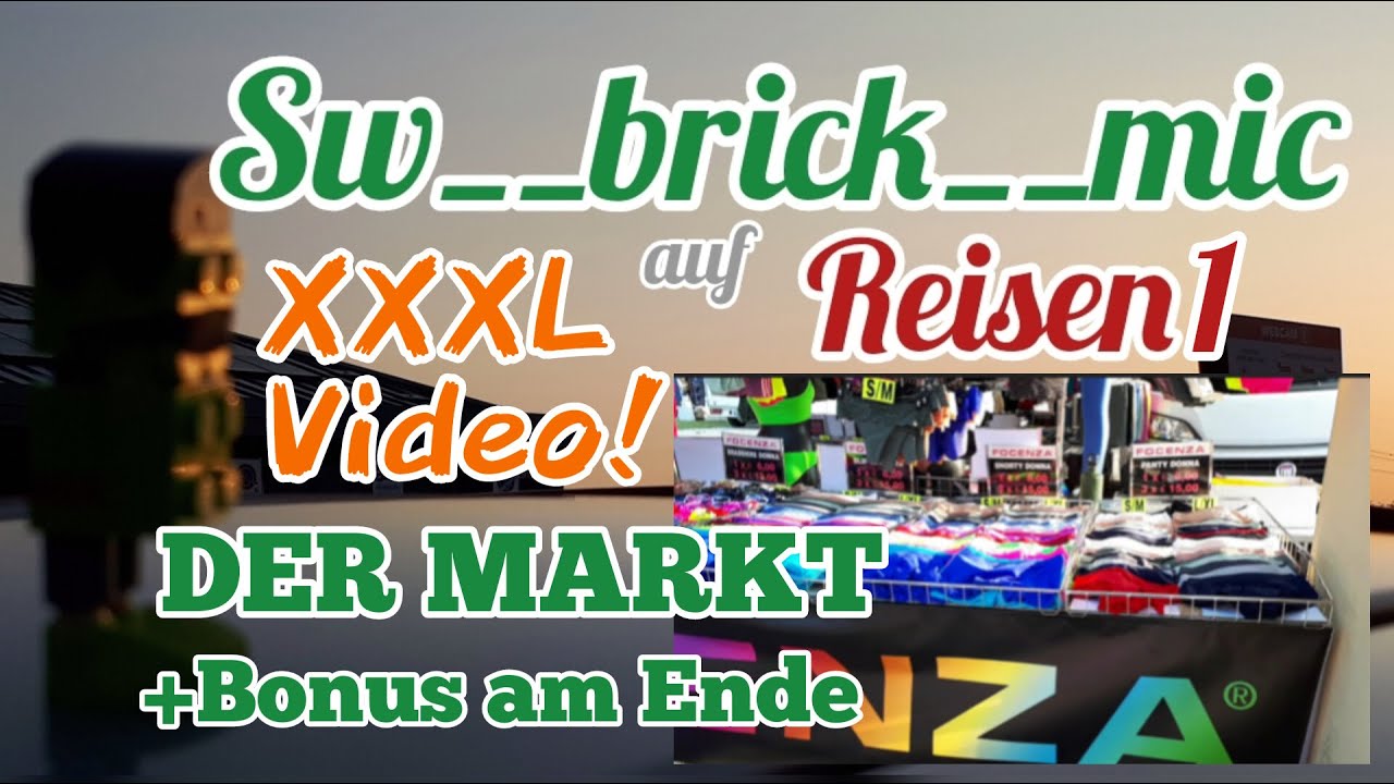 Sw__brick__mic auf Reisen 1 | NEUES FORMAT | Urlaub in Italien | @Marcontheroad | DER MARKT ...