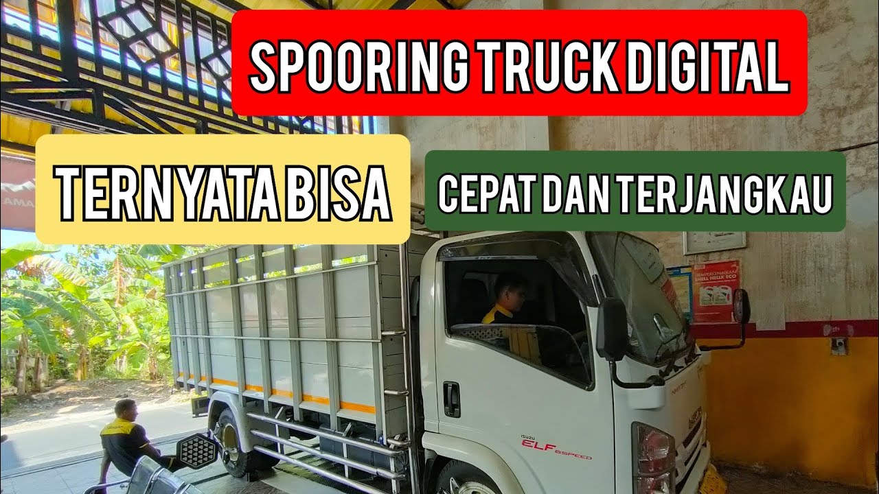 TERNYATA BISA, Spooring Truck dengan alat digital - YouTube