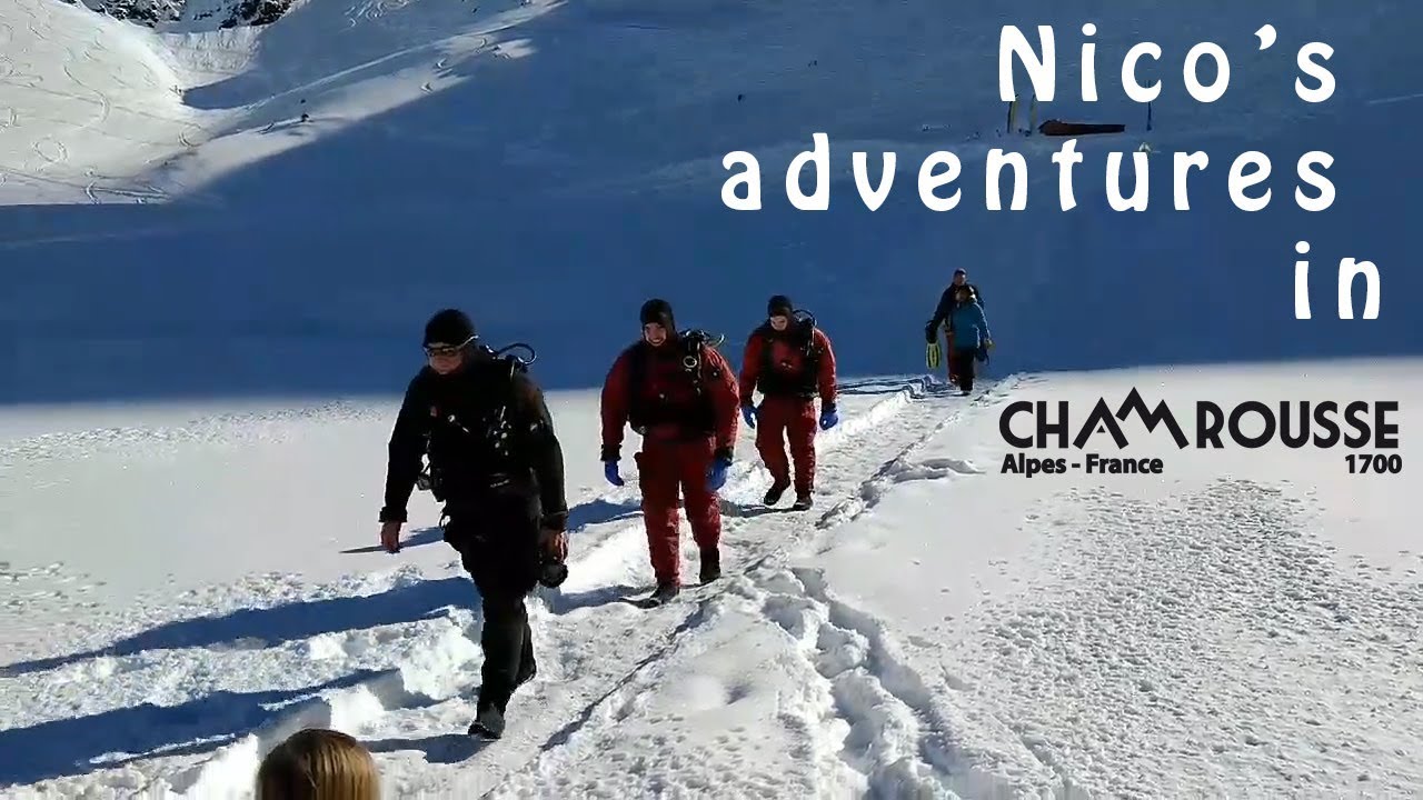 Chamrousse: ski and ice diving | Crazydivers - YouTube