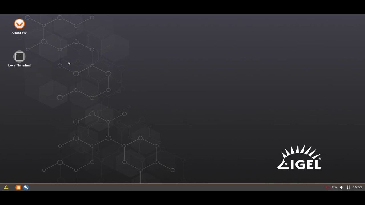 Aruba Via VPN client CP initial run - YouTube