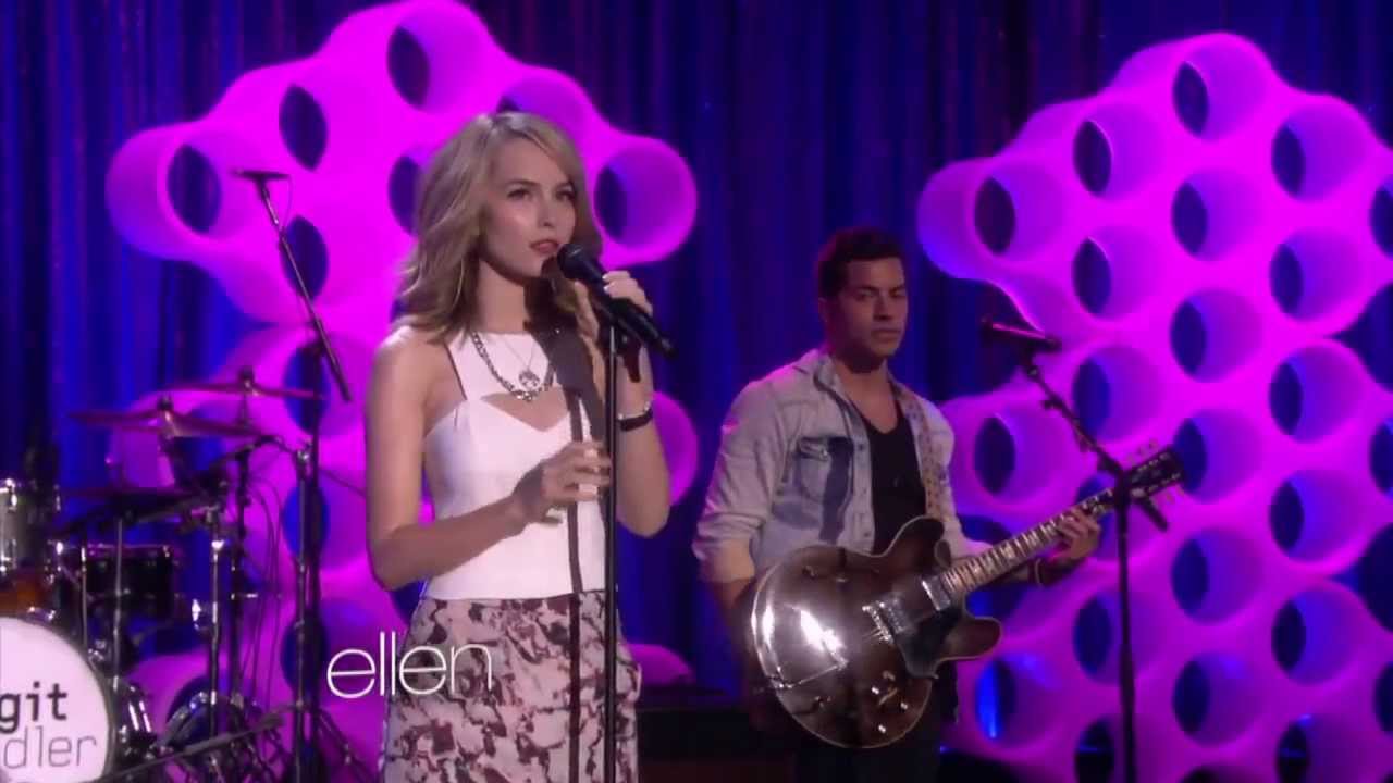 Bridgit Mendler performs Hurricane (Ellen show) - YouTube