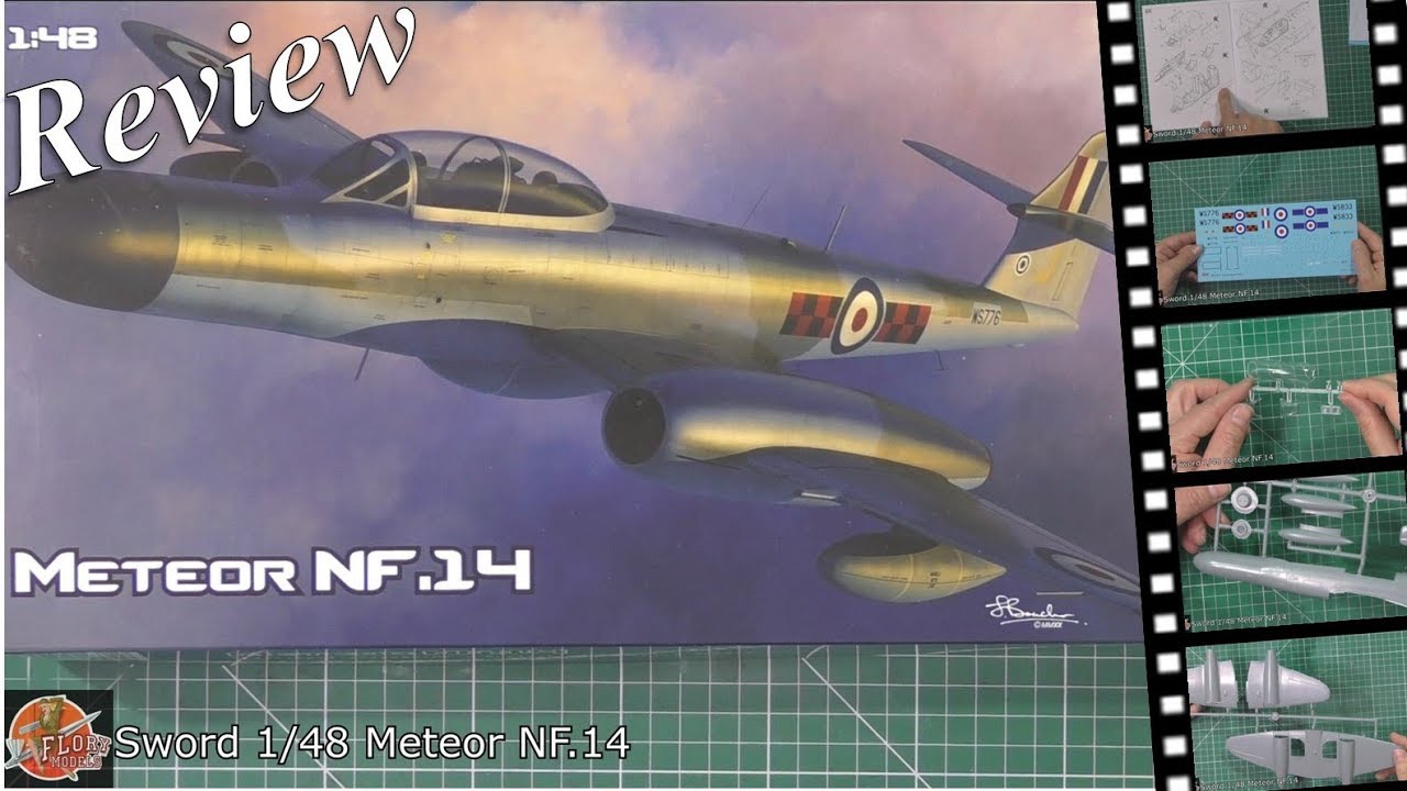 Sword 1/48 Meteor NF.14 review - YouTube