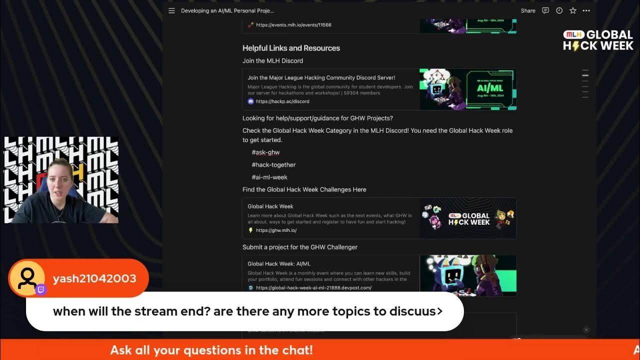 [GHW AI/ML Week] Build an AI Personal Project Part 1 - YouTube