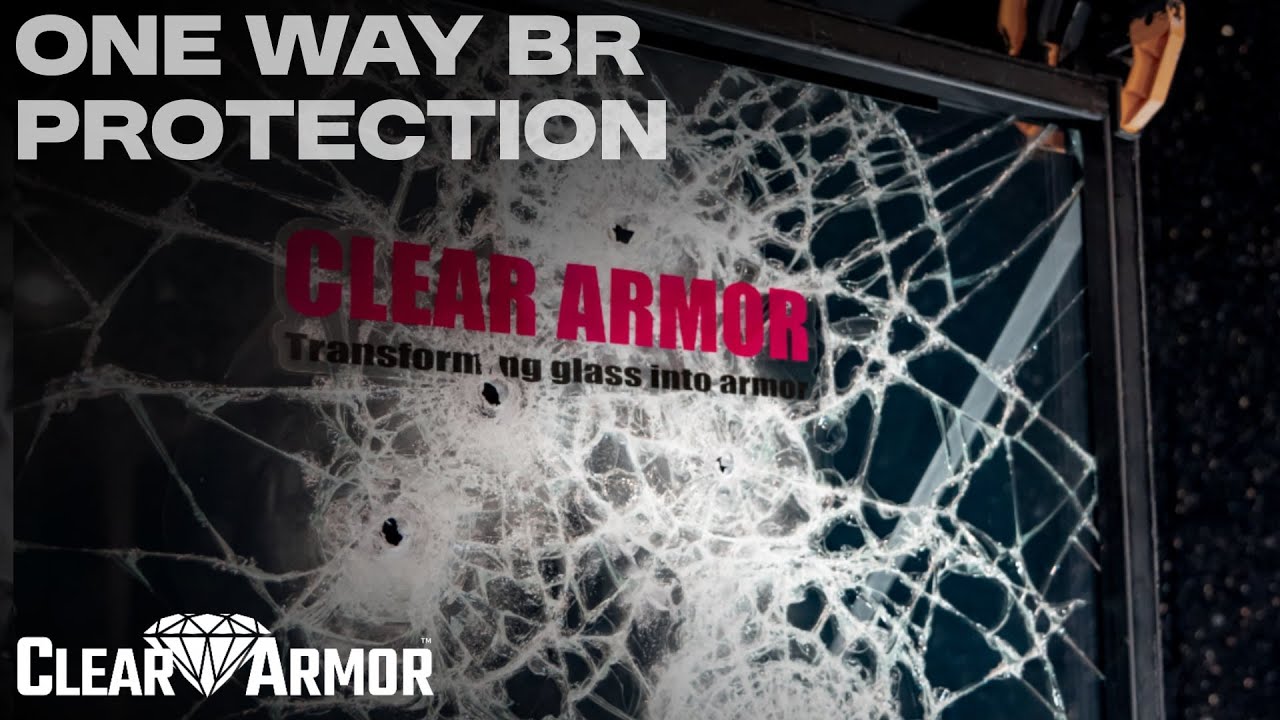 Clear-Armor™ Patented One-Way Bullet Resistant Laminate - YouTube