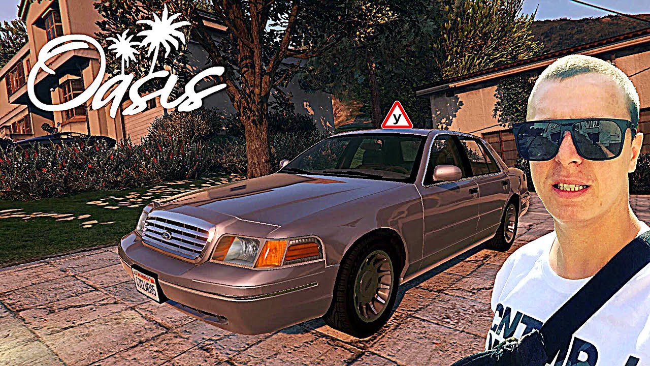 РЕАЛЬНАЯ ЖИЗНЬ В GTA 5 ПОЕЗДКА В АВТОШКОЛУ НА OASIS RP - YouTube