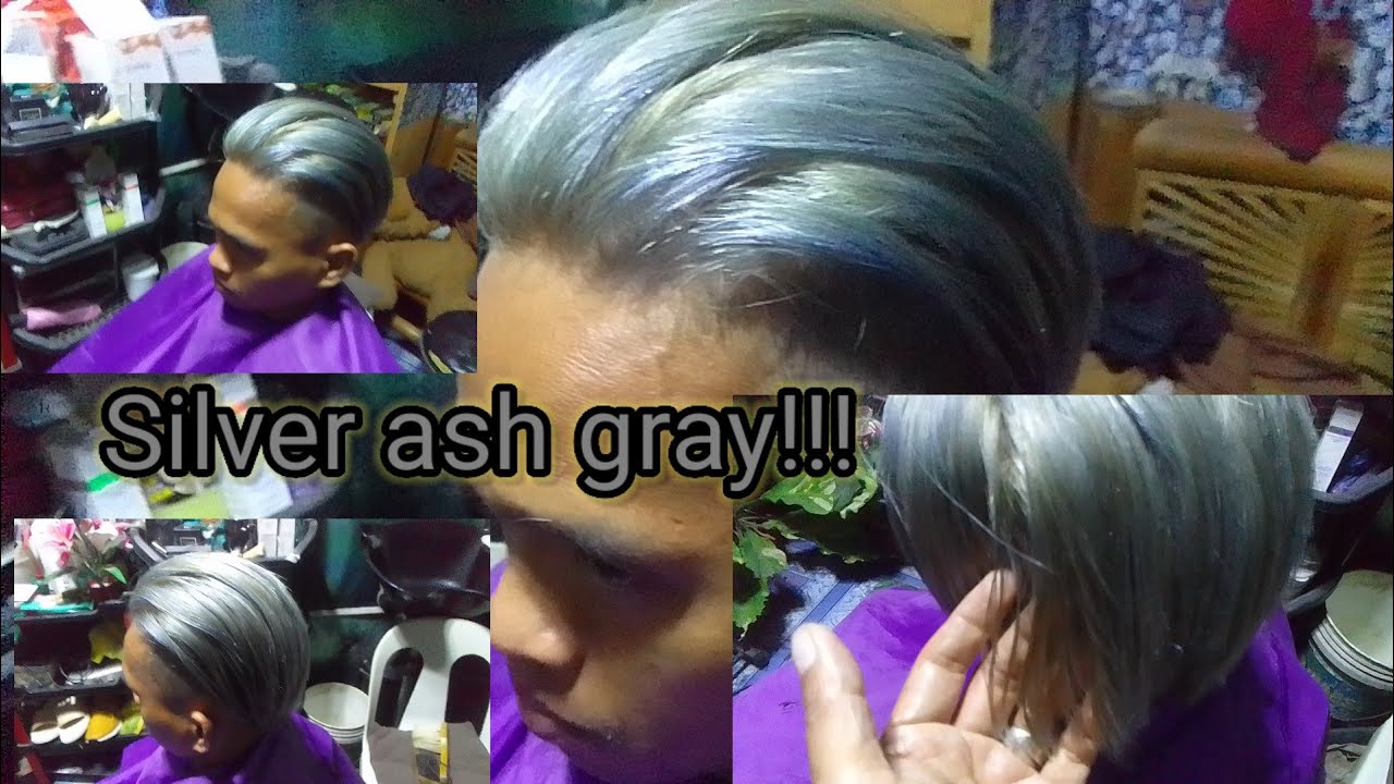 How to achieve Silver ash gray, - YouTube