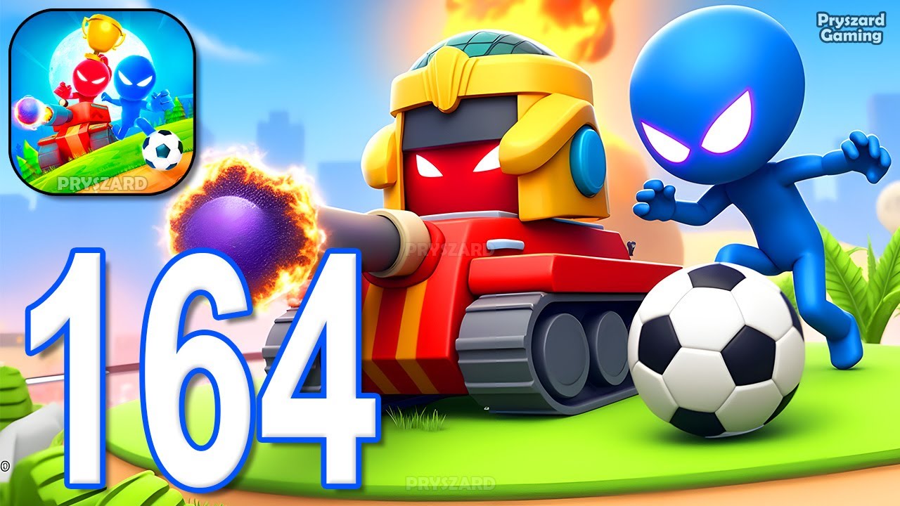 Stickman Party - Gameplay Part 164 Tournament Mode 1 2 3 4 Players Free ...