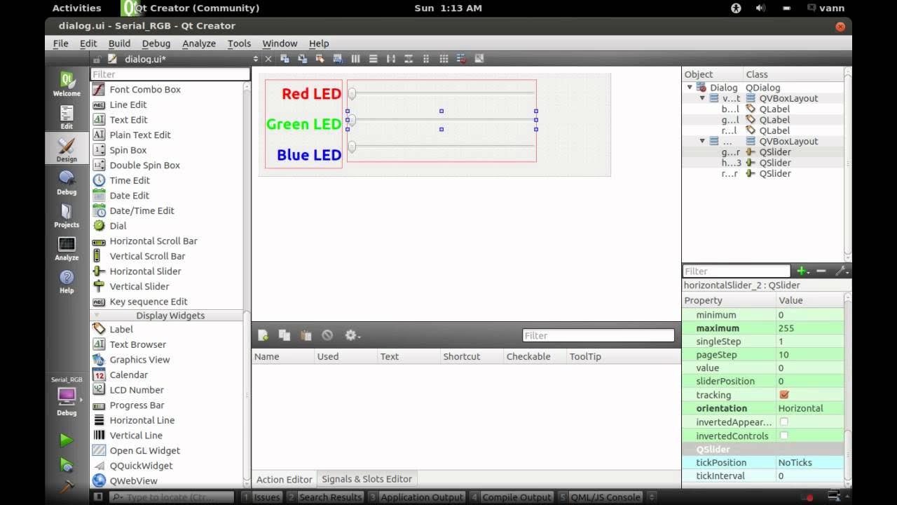 Qt & Arduino - Making an RGB LED Controller - Part 2: Qt GUI - YouTube