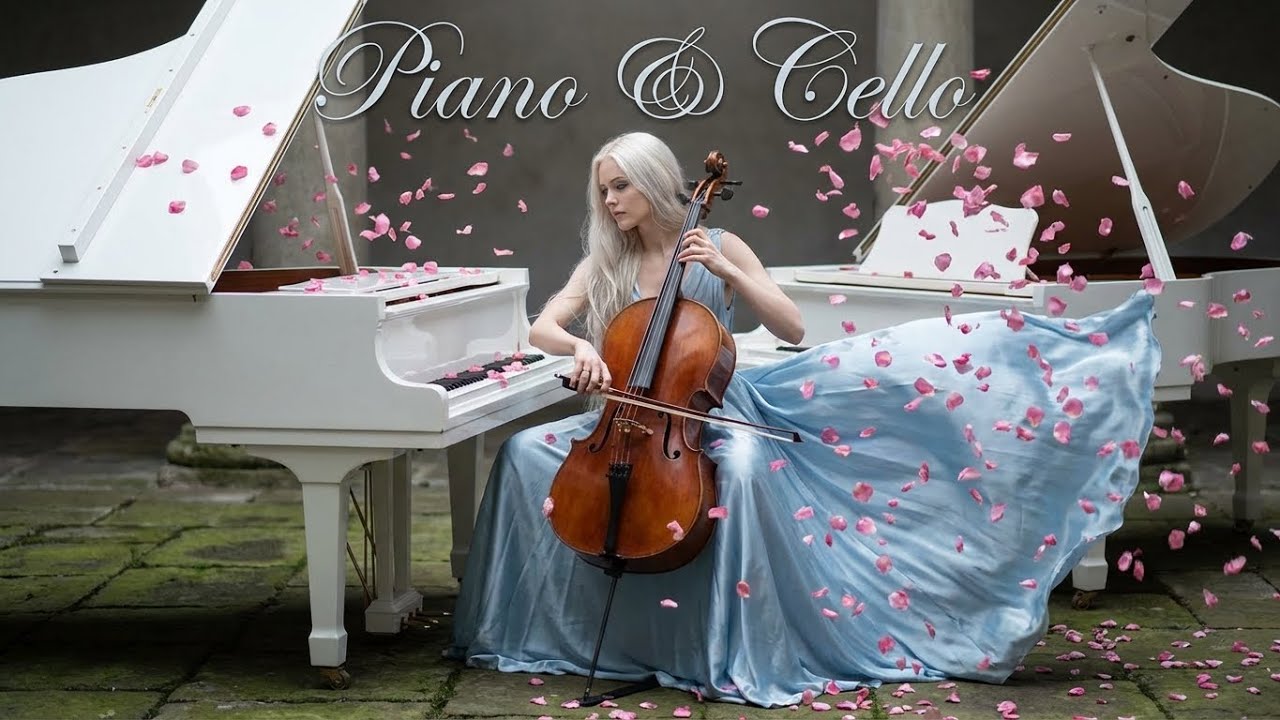 Magical Cherry Blossom Lake | Romantic Piano & Cello for Love & Healing ...