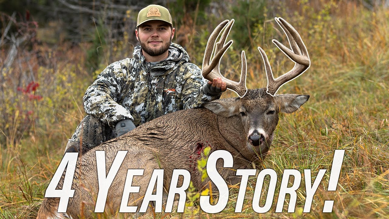 MASSIVE Nebraska Buck with a BOW! | The Story of "Riblet" (Self Filmed ...