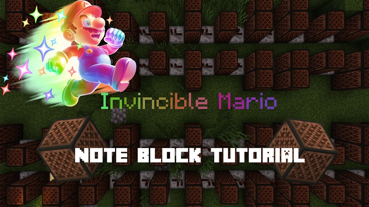 Mario "Invincible" - Minecraft Note Block - Tutorial #4 - YouTube