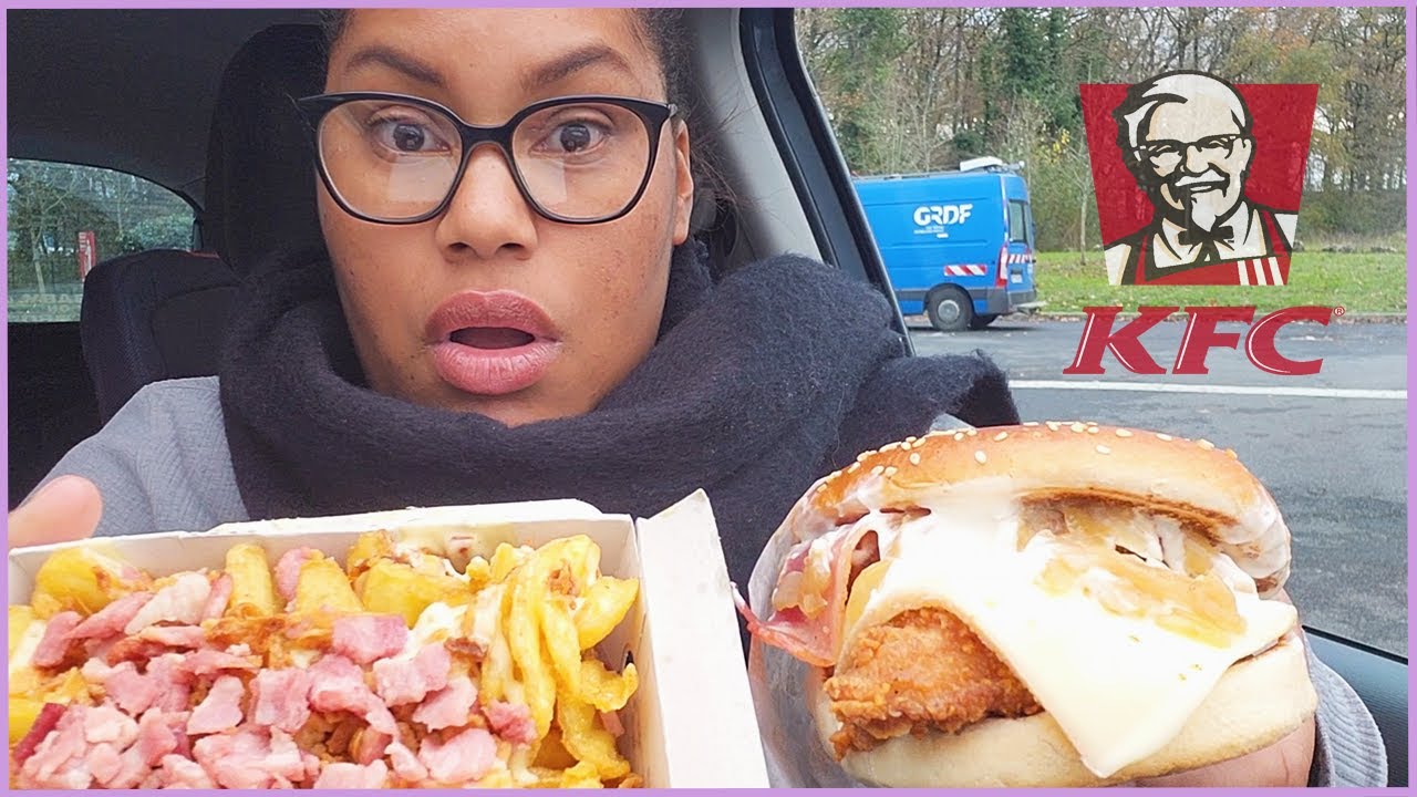 KFC TOWER RACLETTE & BACON MUKBANG┃chitchat - YouTube