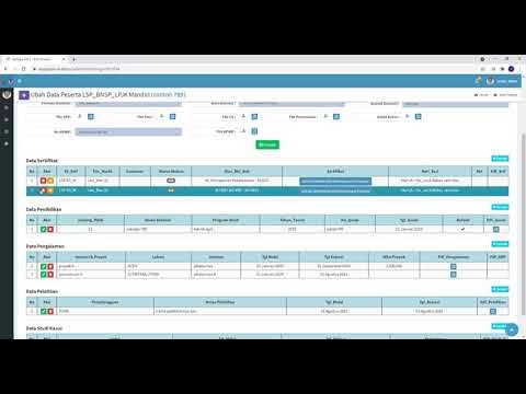 Tutorial BNSP Part 7 | Cara Edit Permohonan - YouTube