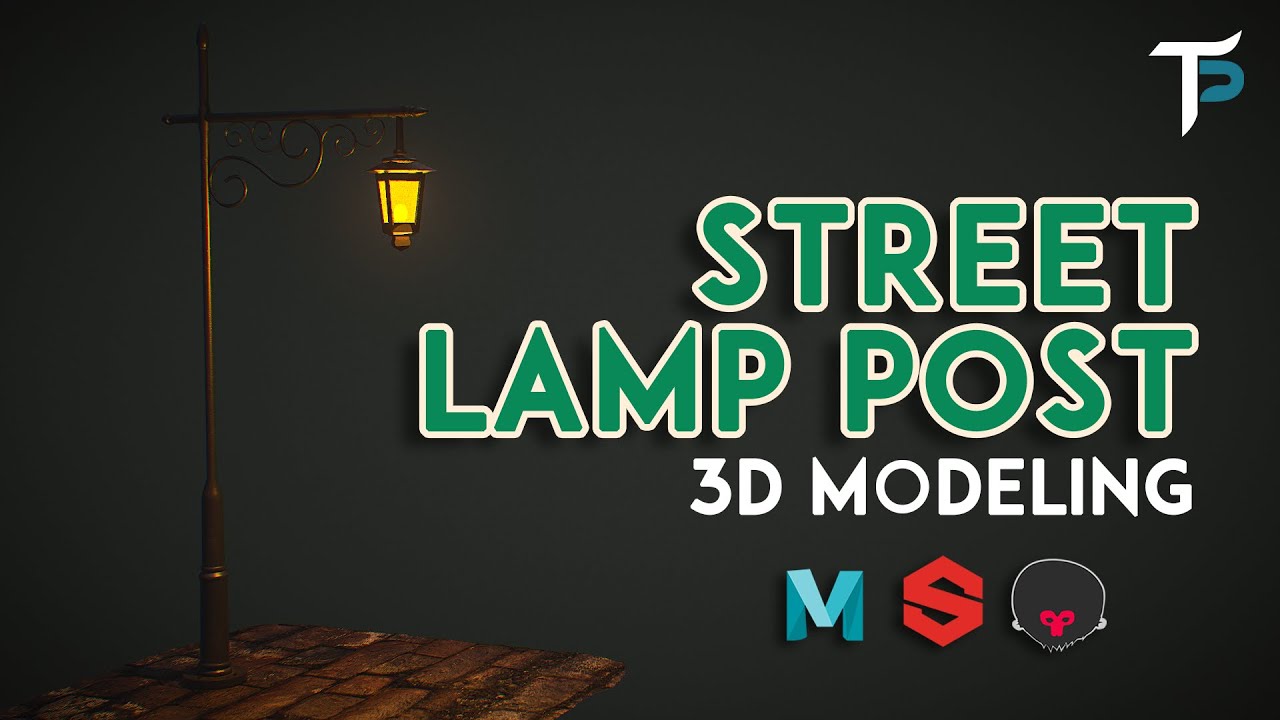 Street Lamp Post - 3D Modeling - Maya, Substance Painter, Marmoset ...
