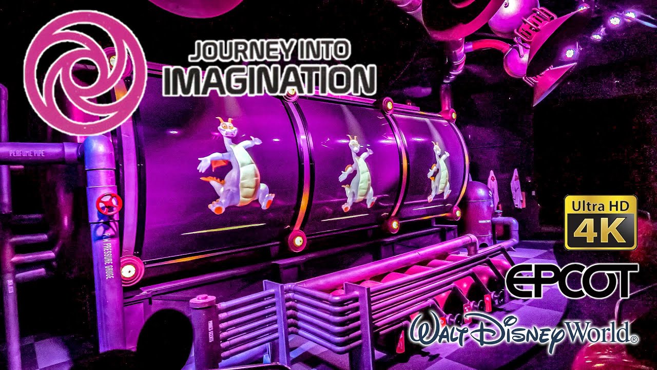 Journey into Imagination with Figment On Ride Low Light 4K POV EPCOT ...