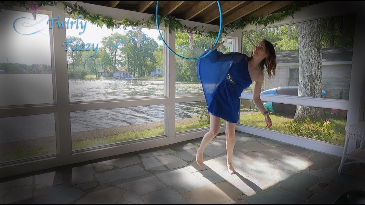 Hula Hooping in a Cocktail Dress - YouTube