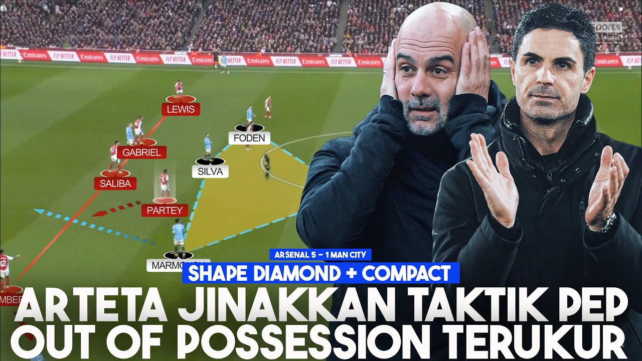 Arteta Gulung Taktik Pep Guardiola | Permainan Efektif Nan Mematikan ...