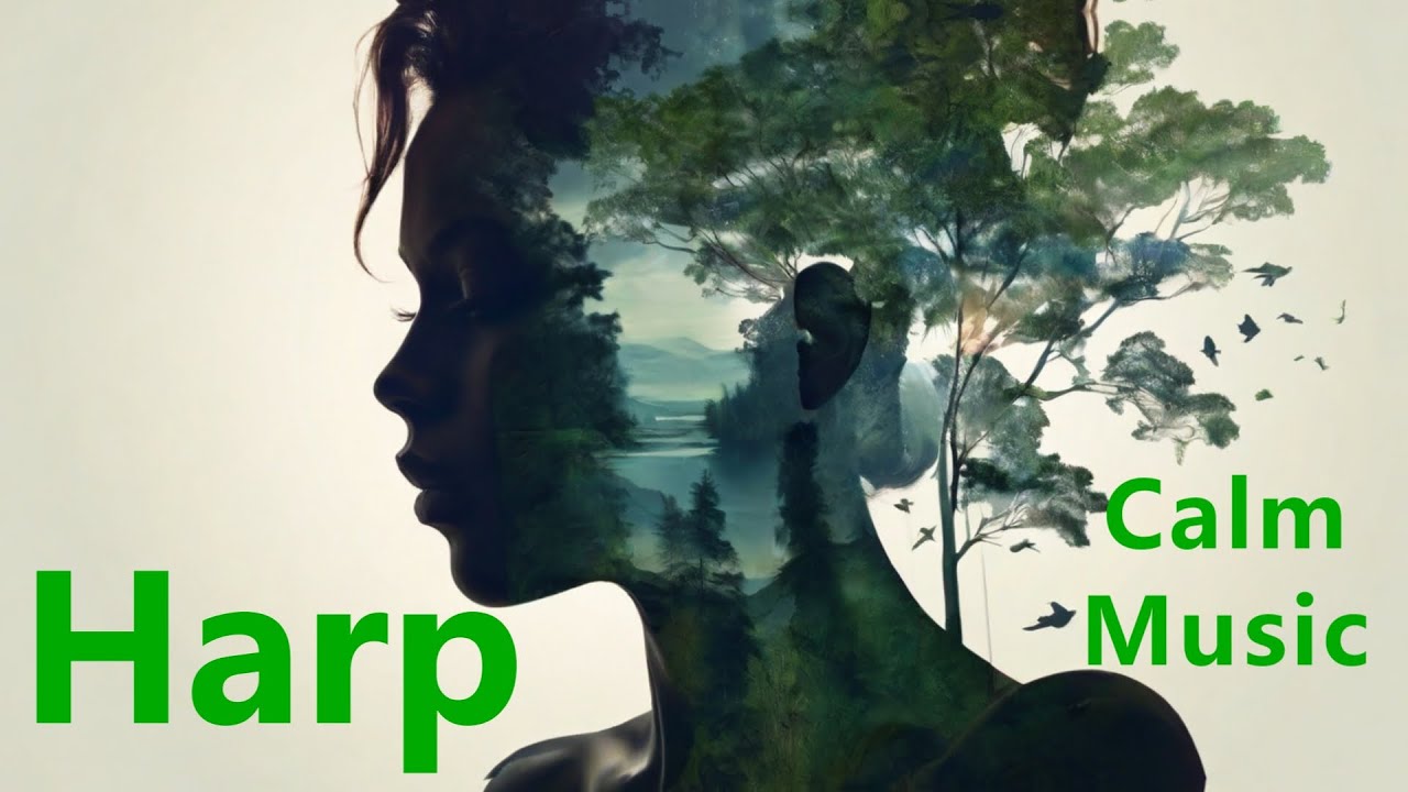 Soothing Visualizer Beautiful a Melody Harp Calming Song music for ...