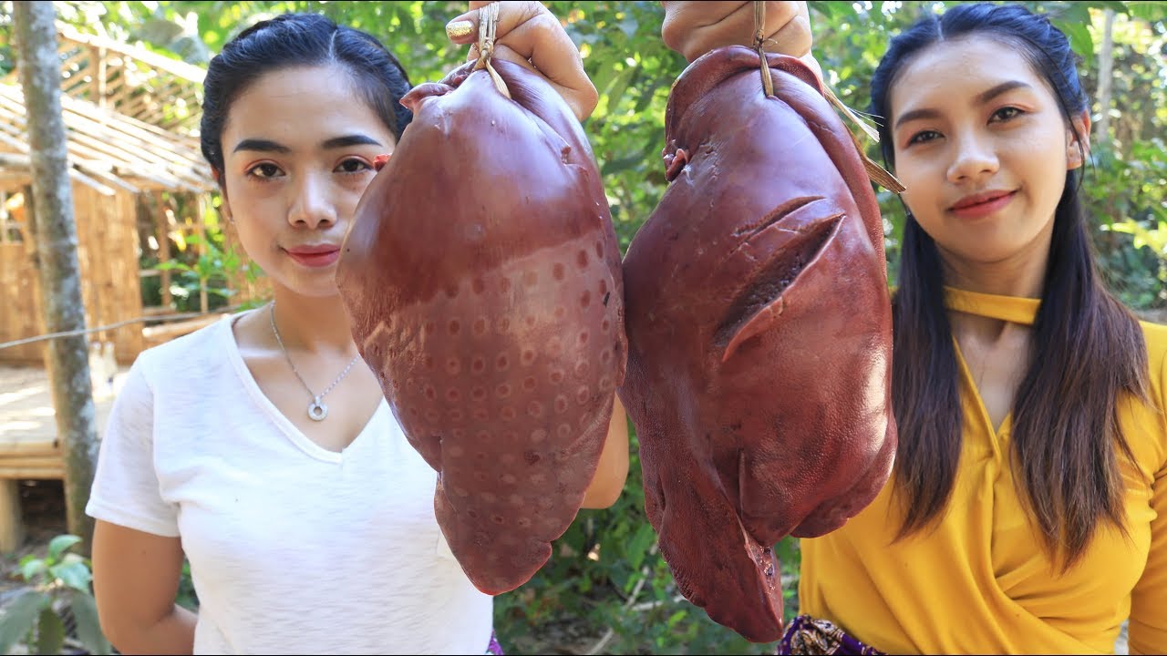 Yummy cooking Pig liver recipe - Cooking skill - YouTube