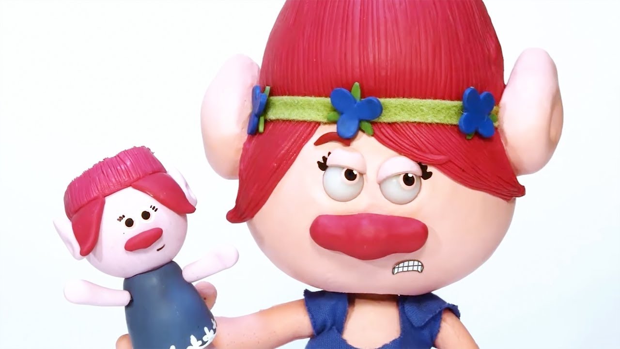 Princess Poppy's Kite Is Destroyed By Branch! | PLAY DOH STOP MOTION ...