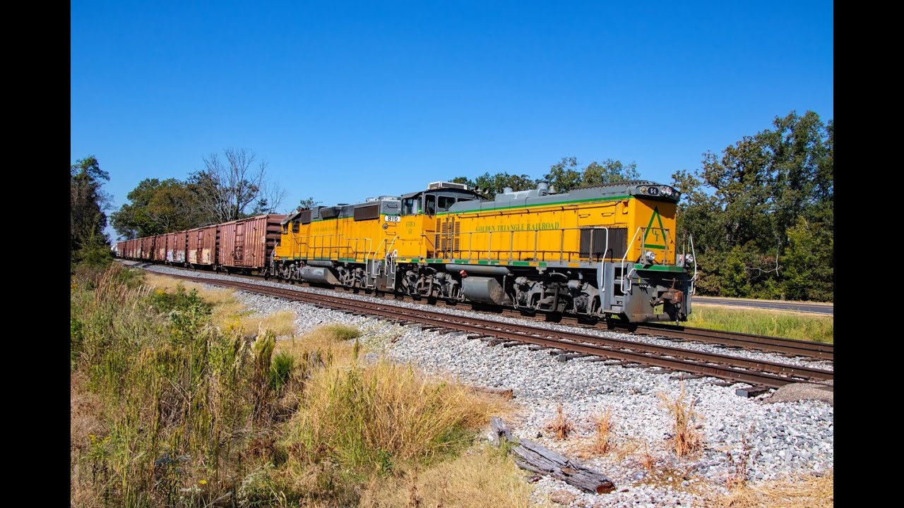 Chasing The Golden Triangle Railroad - YouTube
