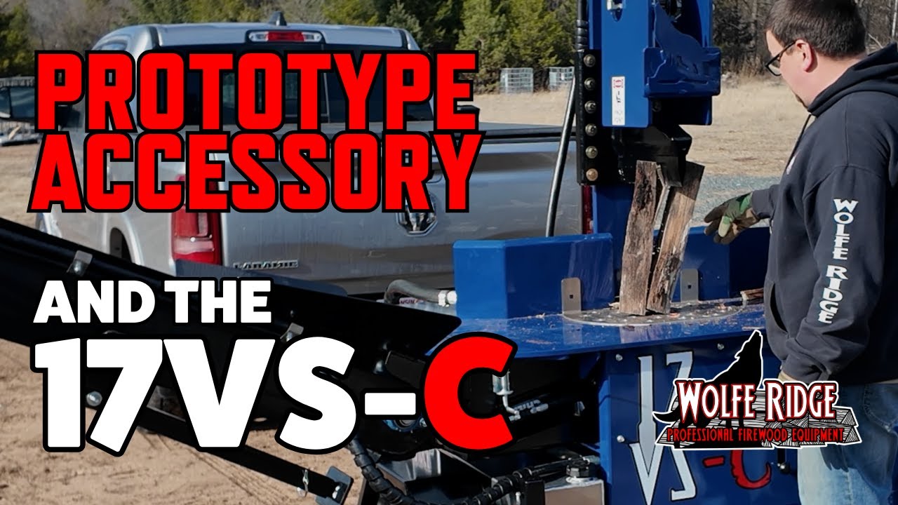 Wolfe Ridge 17VS-C Quick Vertical Wood Splitting Session AND Testing a ...