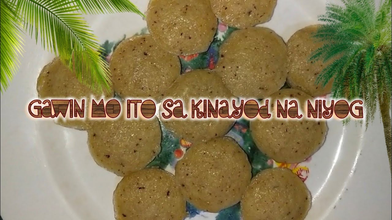 Gawin mo ito sa kinayod na niyog / puto niyog - YouTube