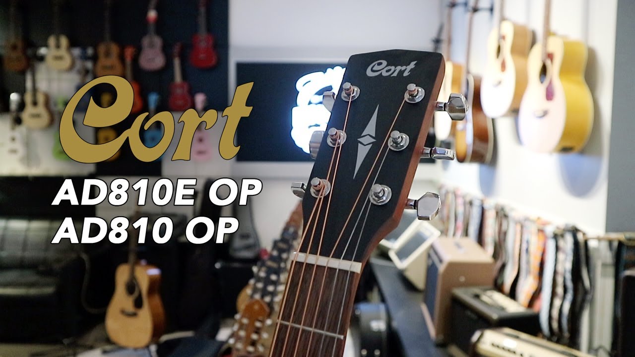 Cort AD810E OP & AD810 OP (Sound Demo) | Kitharra Guitar Shop & Service ...
