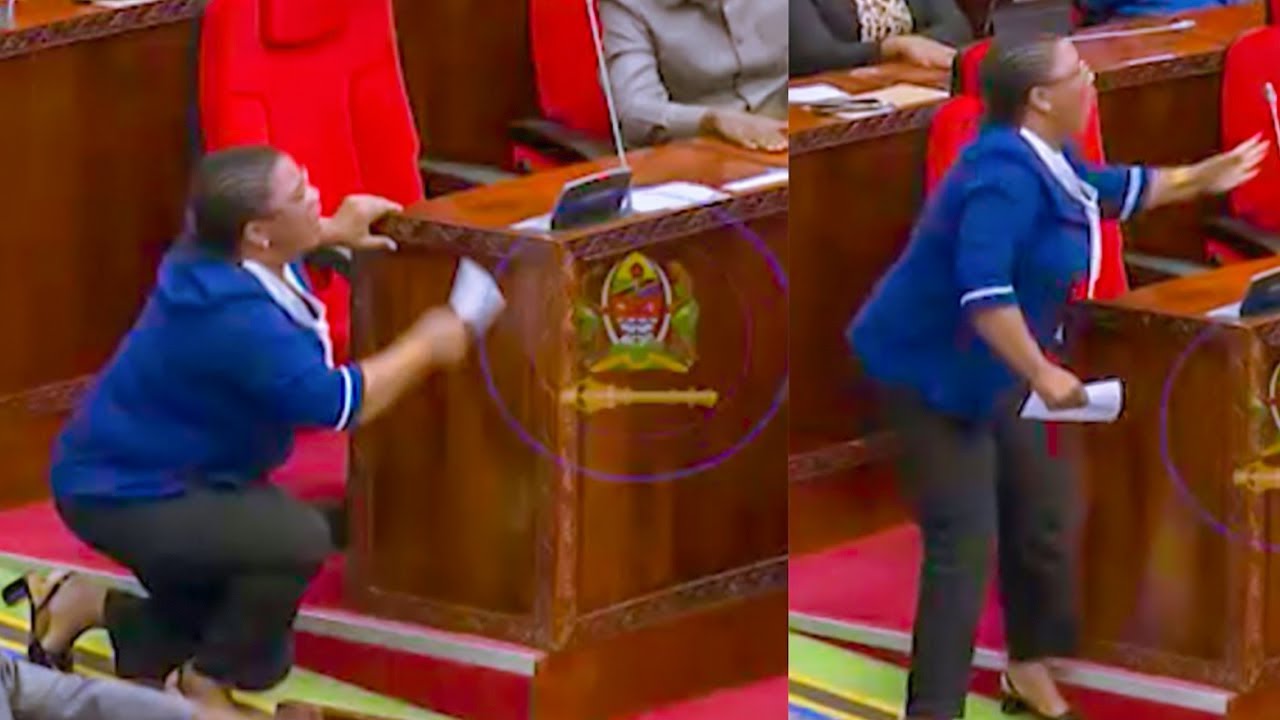 MBUNGE AMPIGIA MAGOTI SPIKA TULIA BUNGENI - YouTube