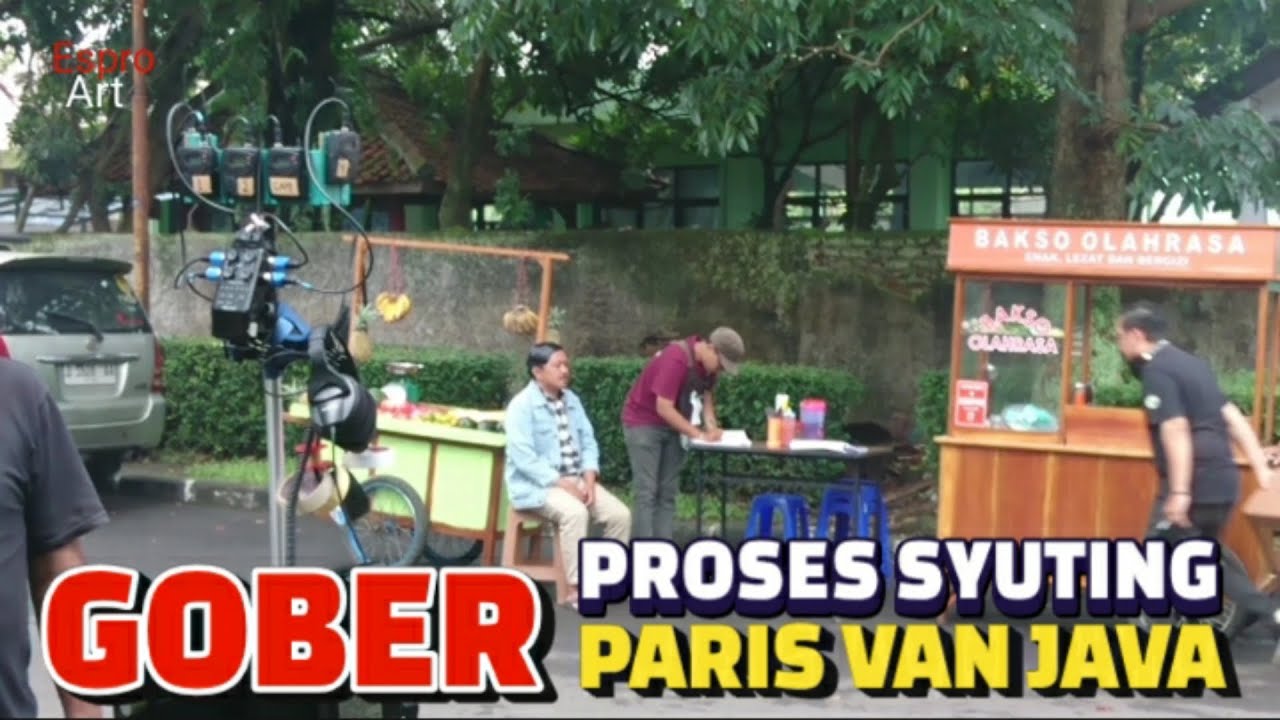 PROSES SYUTING GOBER PARIS VAN JAVA - YouTube