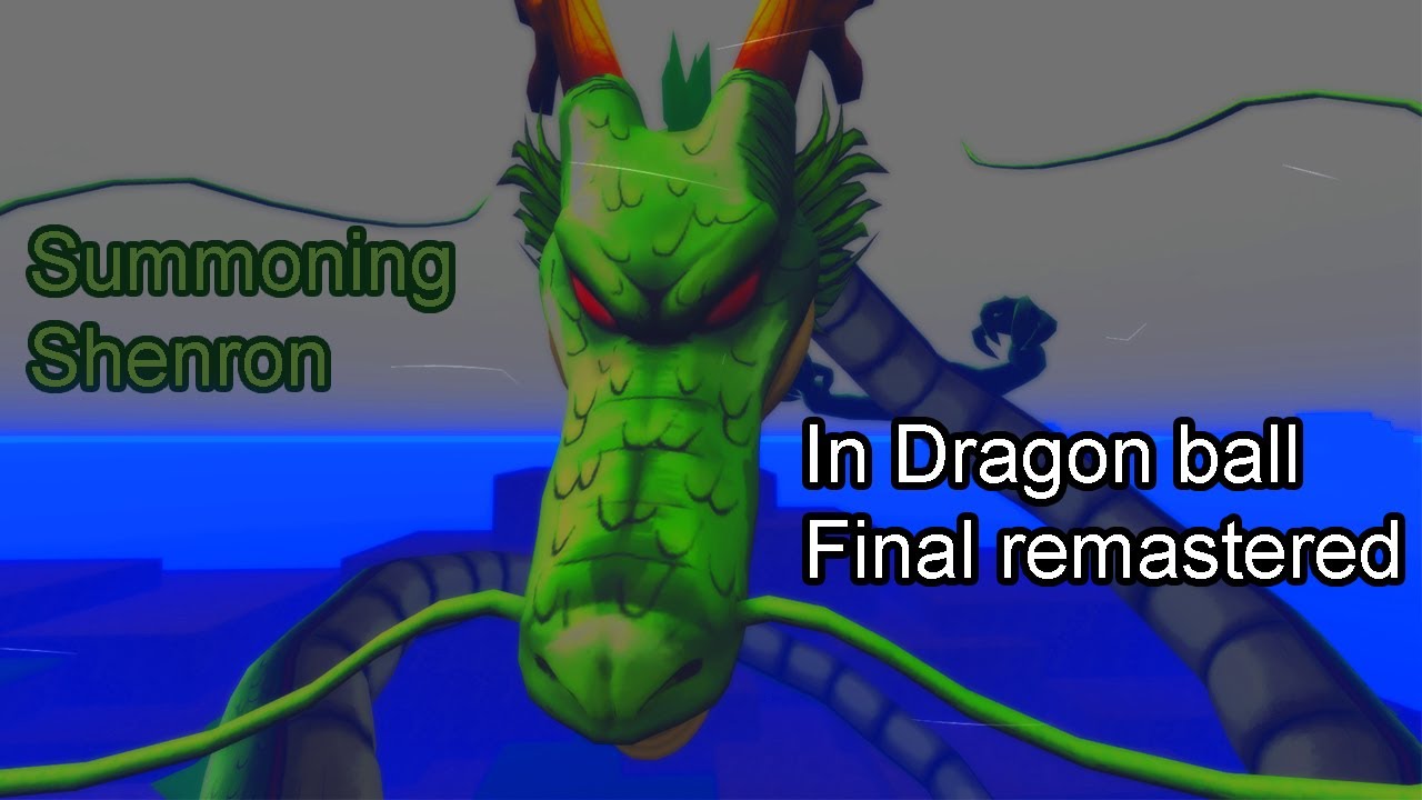 Summoning Shenron in Dragon ball final remastered! (Roblox) - YouTube