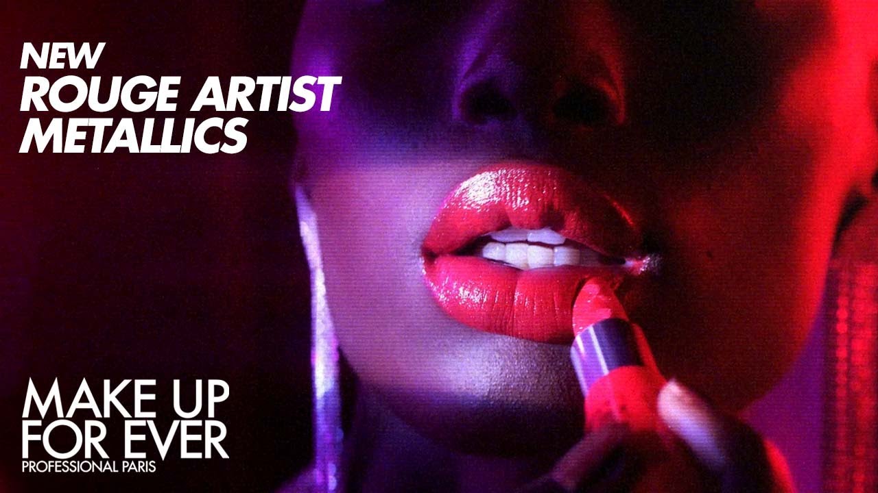 New ROUGE ARTIST METALLICS | MAKE UP FOR EVER - YouTube