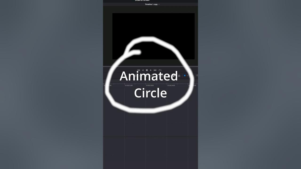 Make an ANIMATED CIRCLE! - DaVinci Resolve - YouTube
