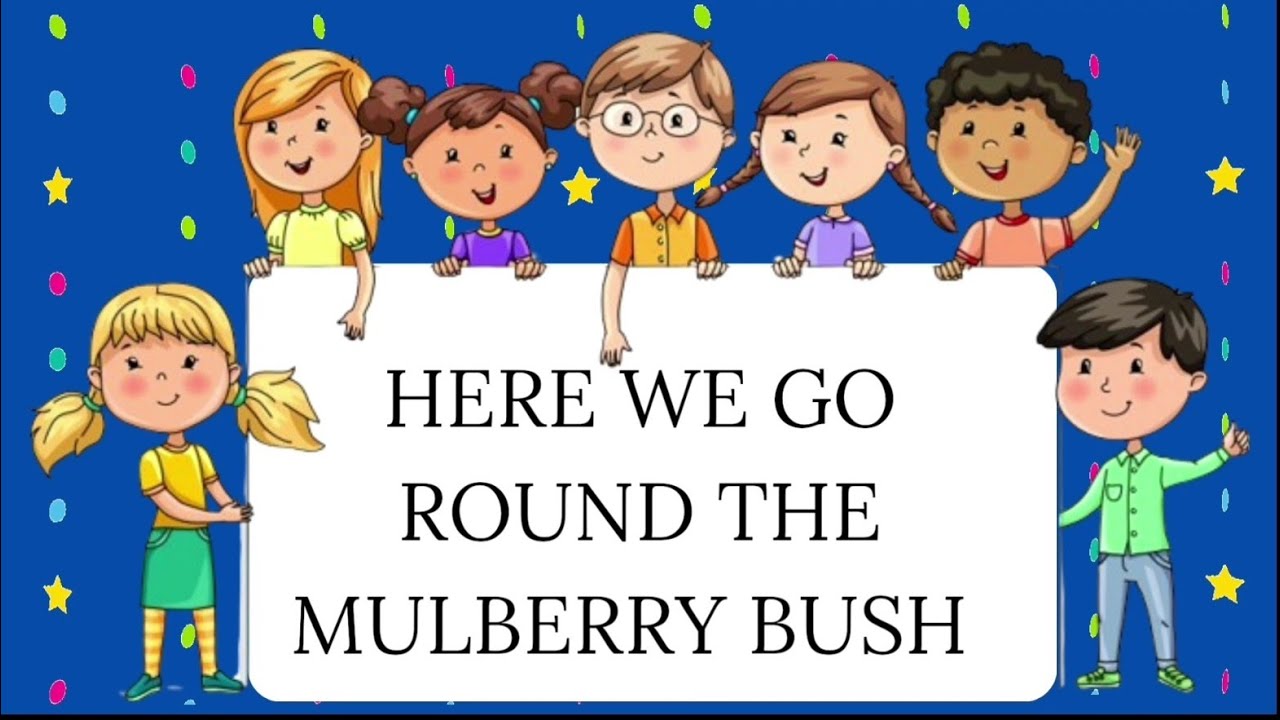Here We Go Round the Mulberry Bush | Animation Nursery Rhymes For ...