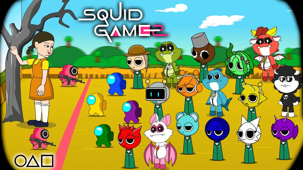 Among Us in Squid Game Season 2 x Sprunki x The Nightmare Critter ...