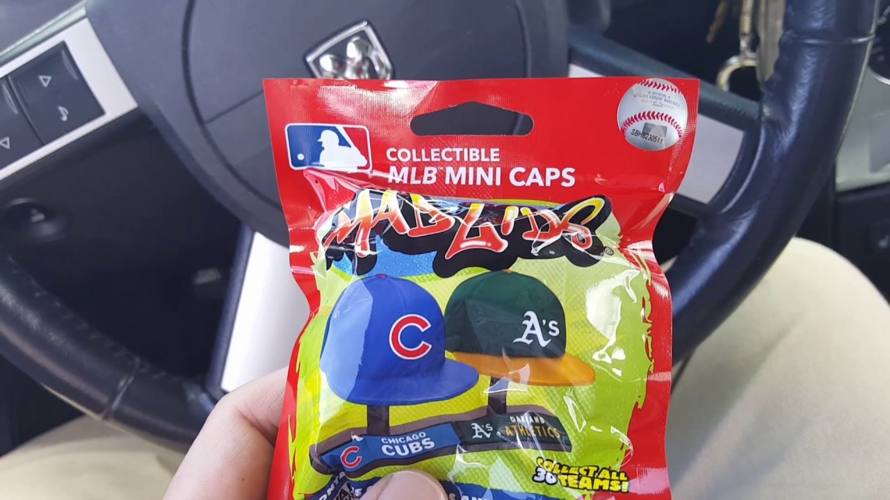 Mad Lids Collectible MLB mini caps - YouTube