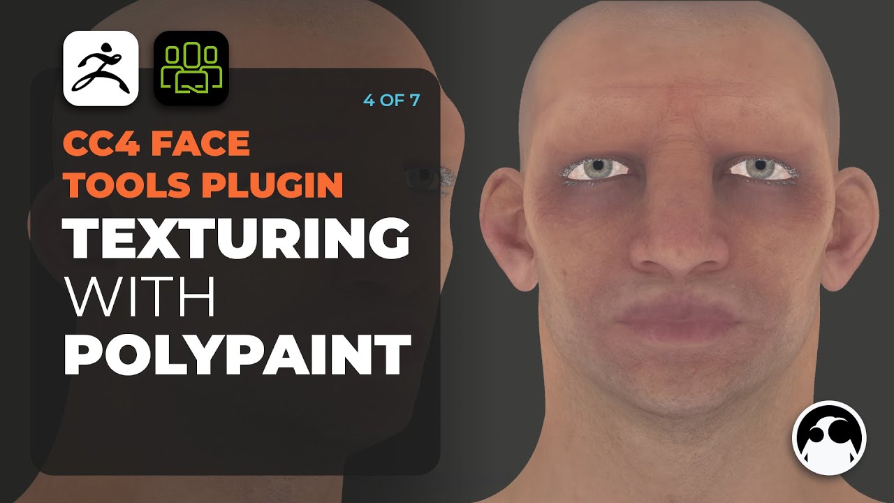 CC4 Face Tools Plugin: Texturing with Polypaint - YouTube