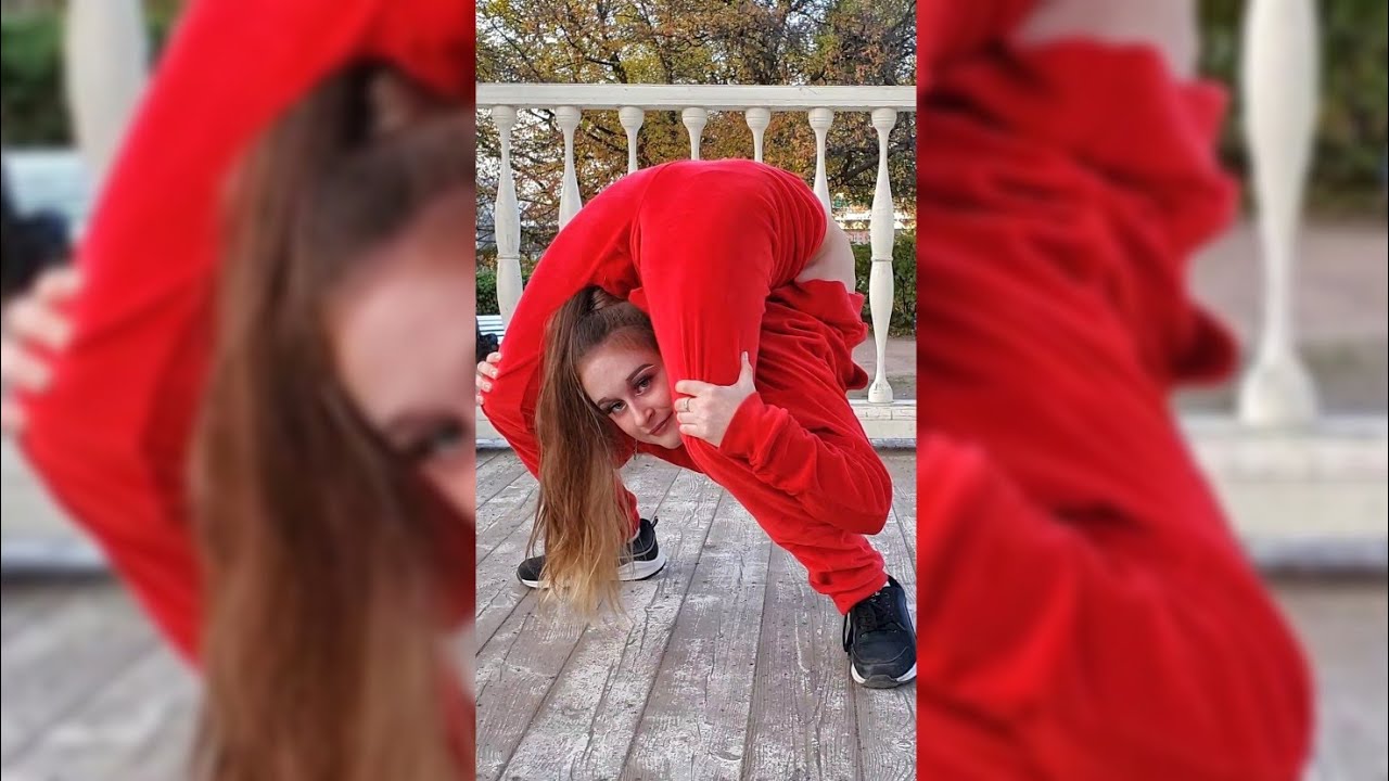 Outdoor contortion. - YouTube