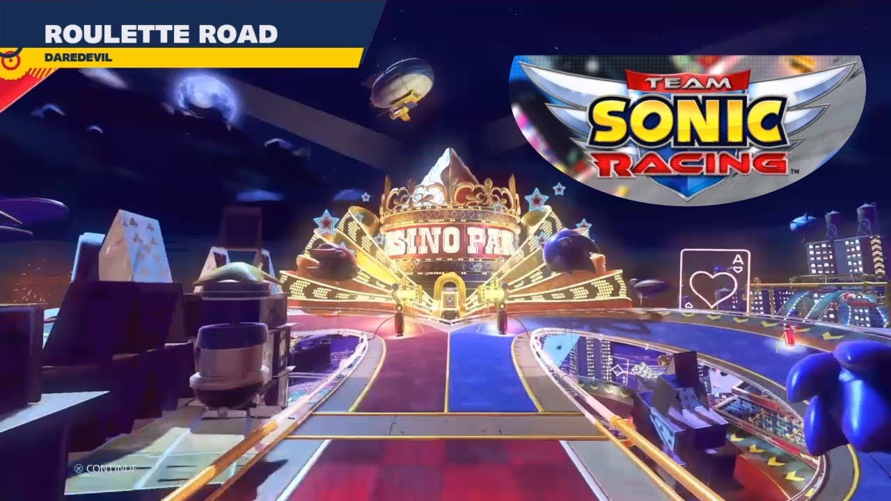 Team Sonic Racing Roulette Road (Daredevil) - YouTube