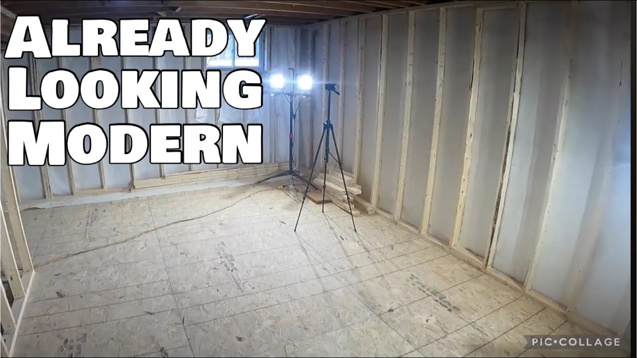 Rebuilding/Remodelling An Old And Outdated Basement- Subfloor And ...