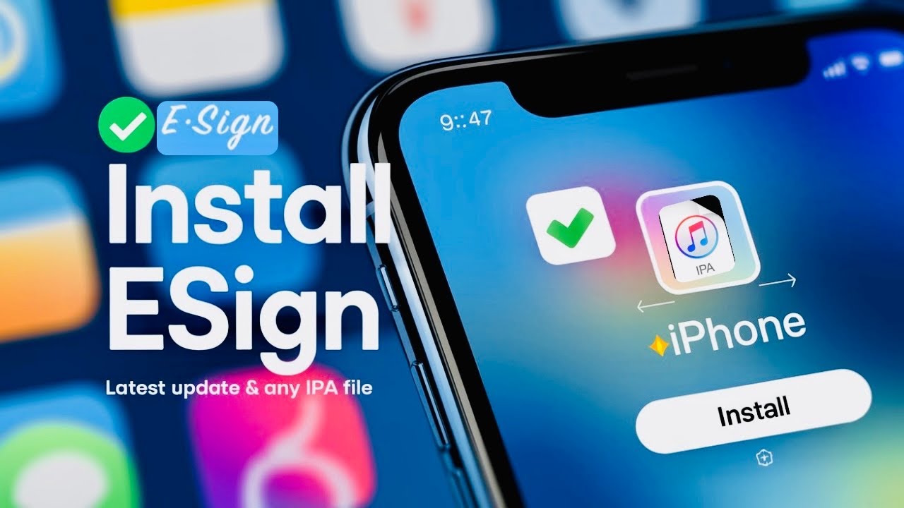Esign iOS Latest Update | Install IPA Files on iPhone & iPad Without PC ...