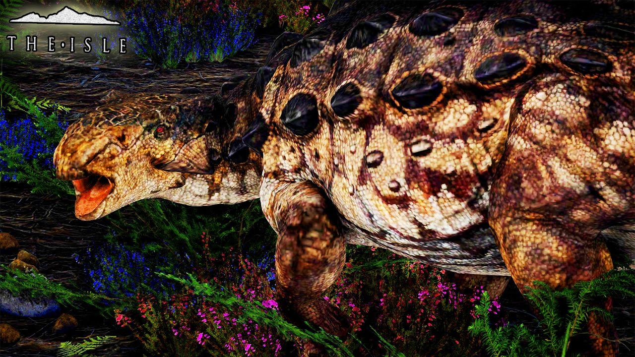 The Isle - Bebê Anky, Grande Manada! "Ankylosaurus" Vida De Dinossauro ...