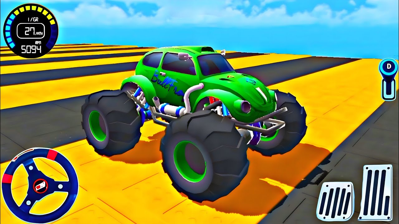 Small Monster Truck Stunts & Racing Simulator 3D : Extreme Ultimate ...